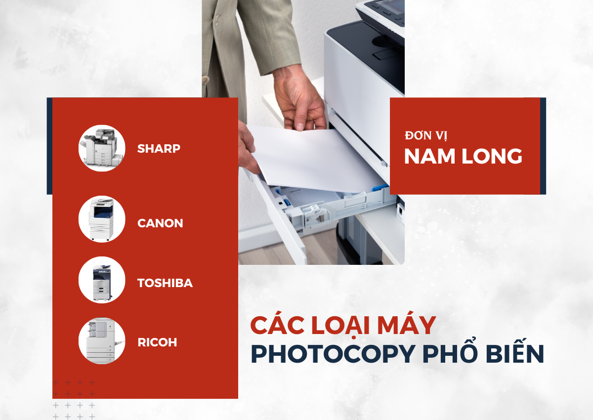 Tổng hợp các loại máy photocopy phổ biến nhất hiện nay