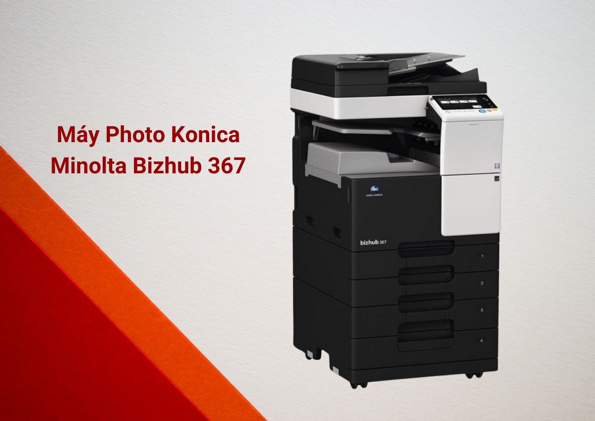 Máy Photo Konica Minolta Bizhub 367: Nâng Tầm Hiệu Suất Văn Phòng Hiện Đại